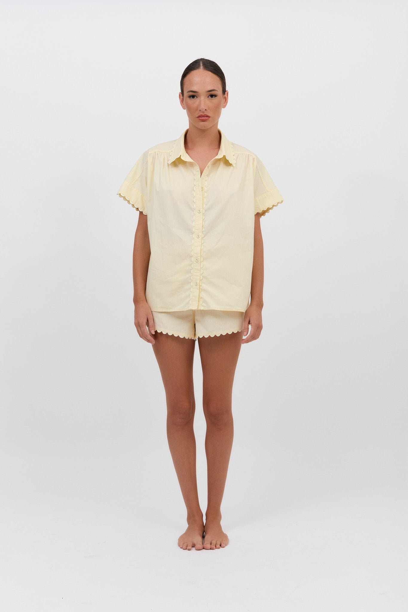 Tayla and Bella Ric Rac Set (Yellow) – La Calma